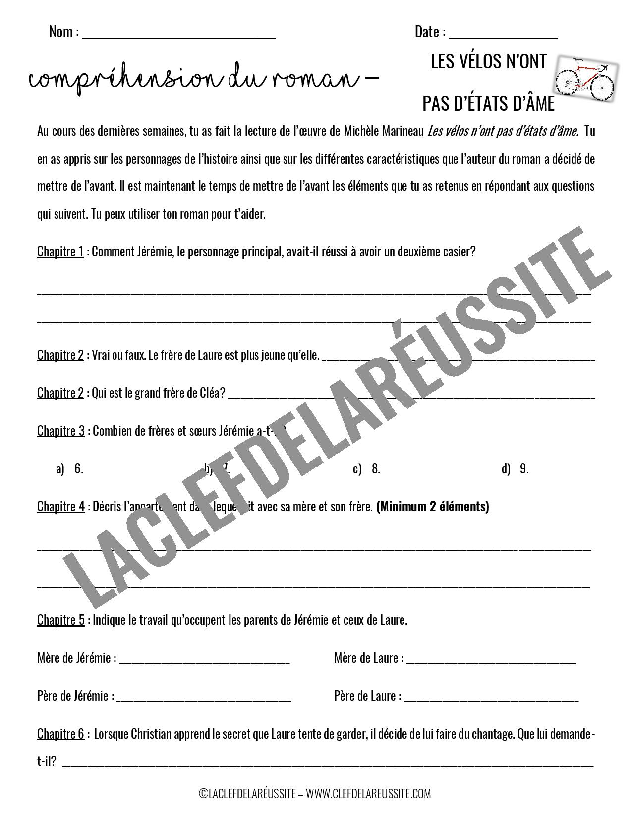 LES VÉLOS N'ONT PAS D'ÉTATS D'ÂME - La Clef de la Réussite