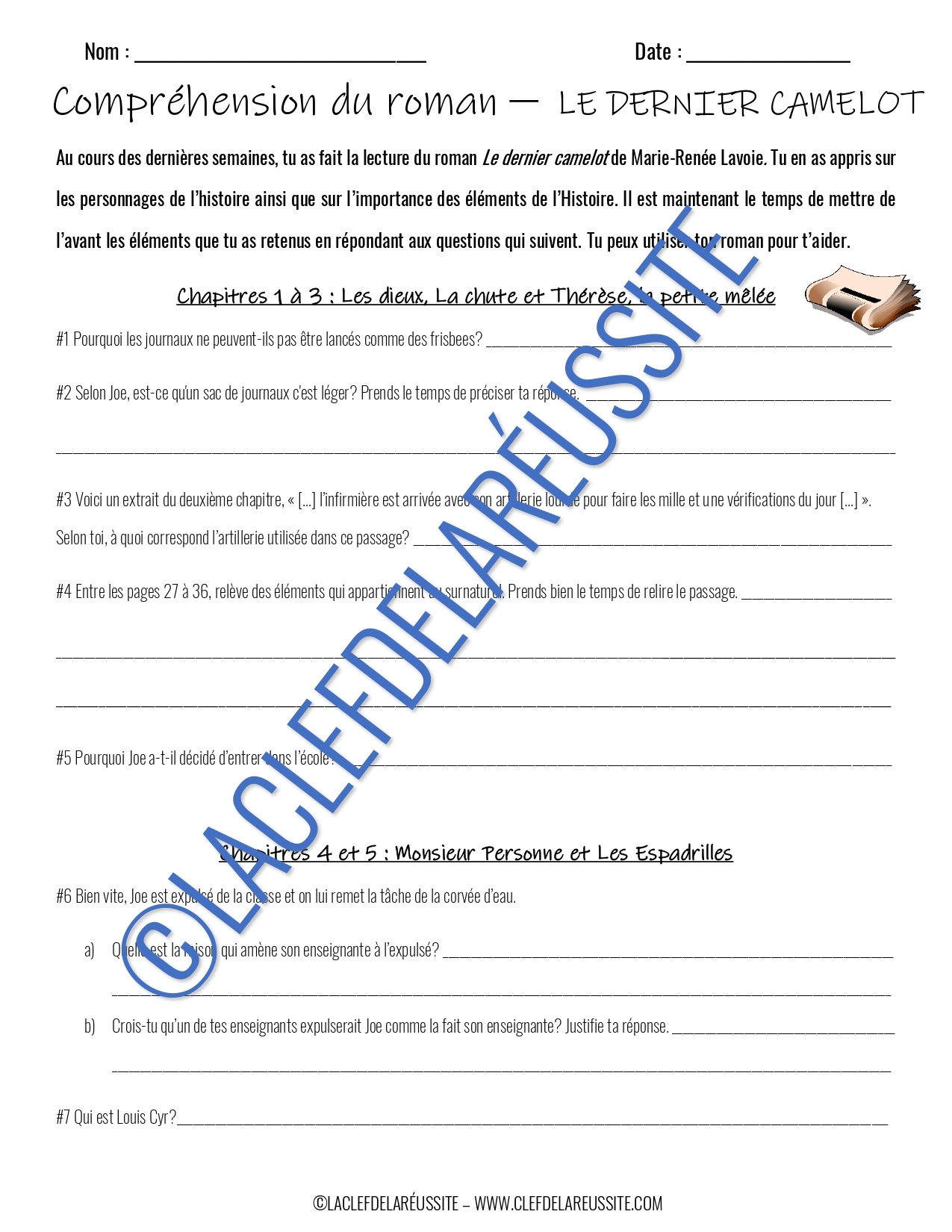 LE DERNIER CAMELOT - La Clef de la Réussite